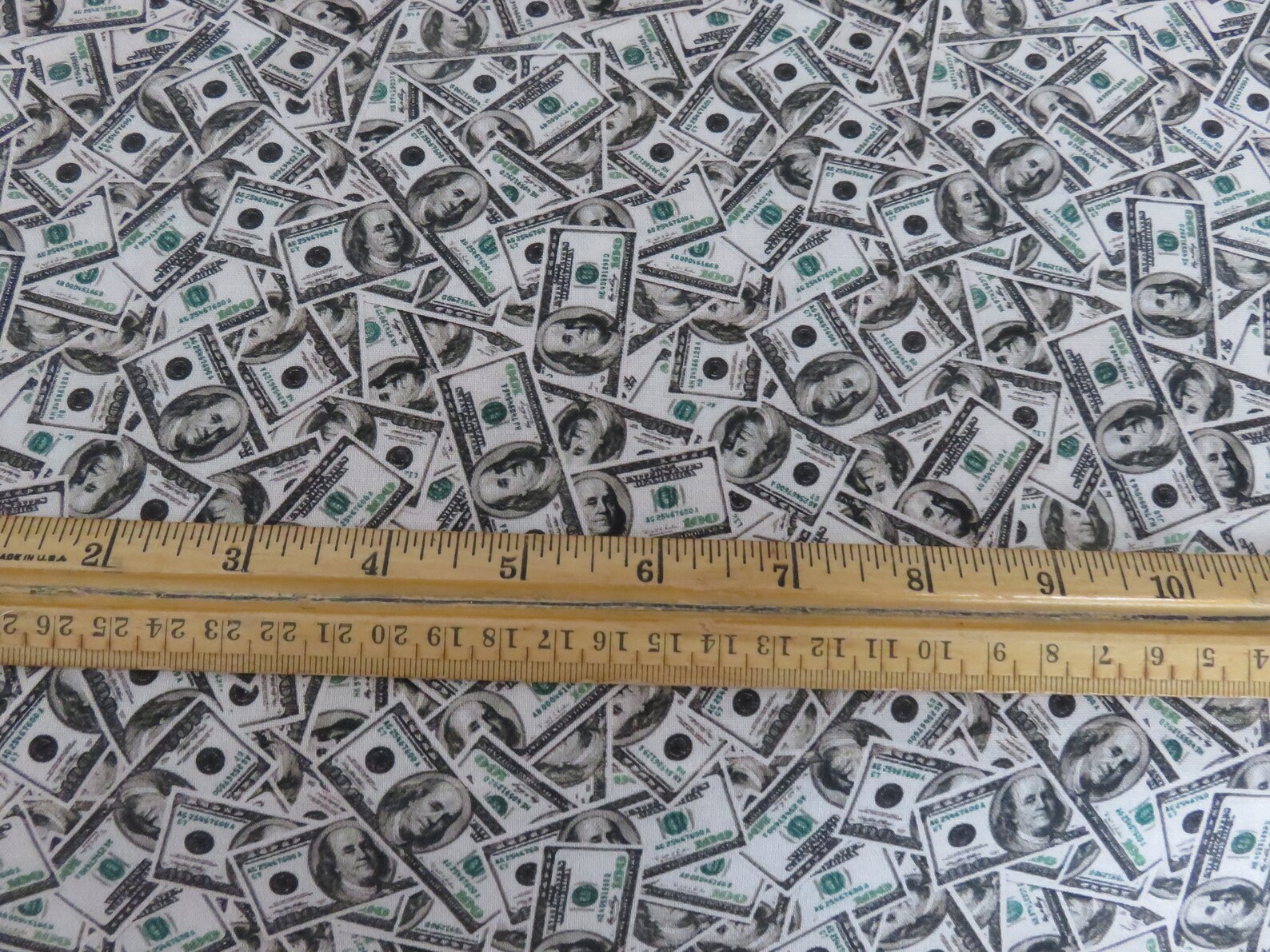 Money Money Cotton Fabric Sold by the Yard 100 Dollar - Etsy