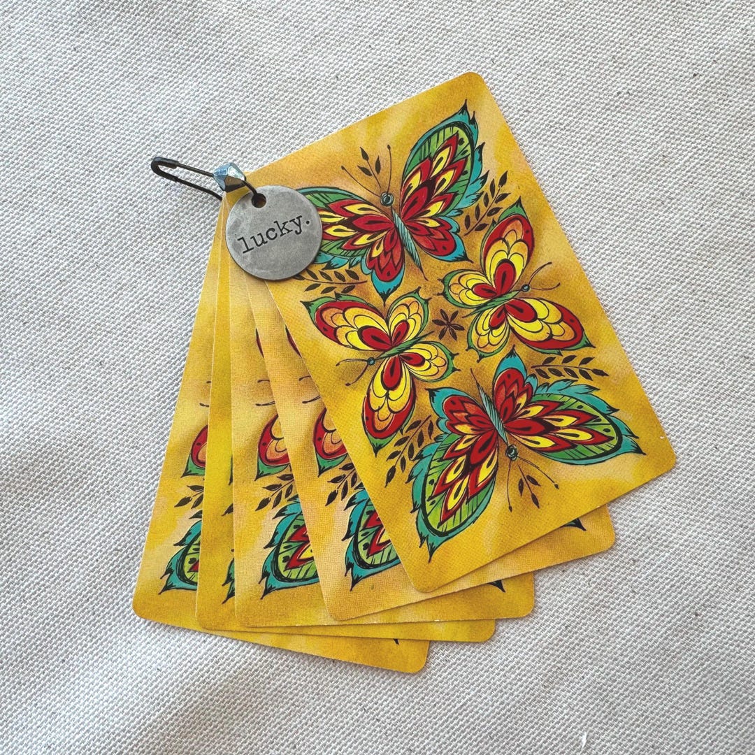 Altered Playing Card Tags - Set of 5 Cards - Etsy