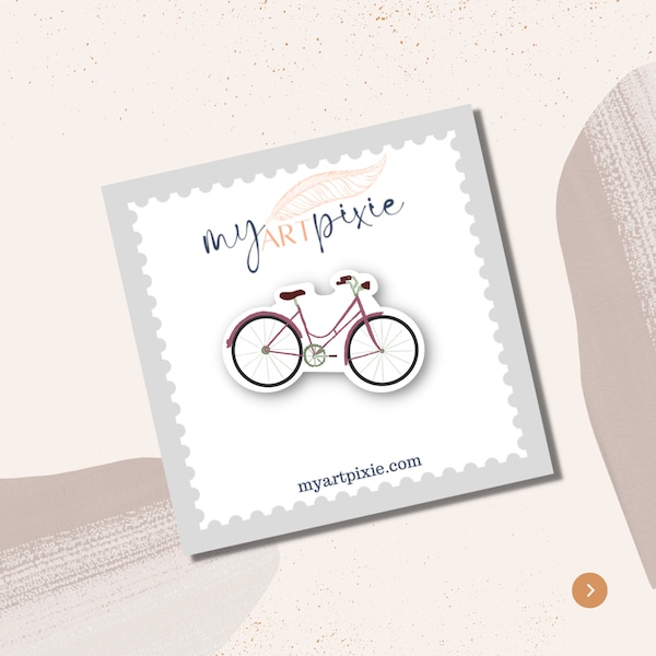 Bicycle Pin - Etsy