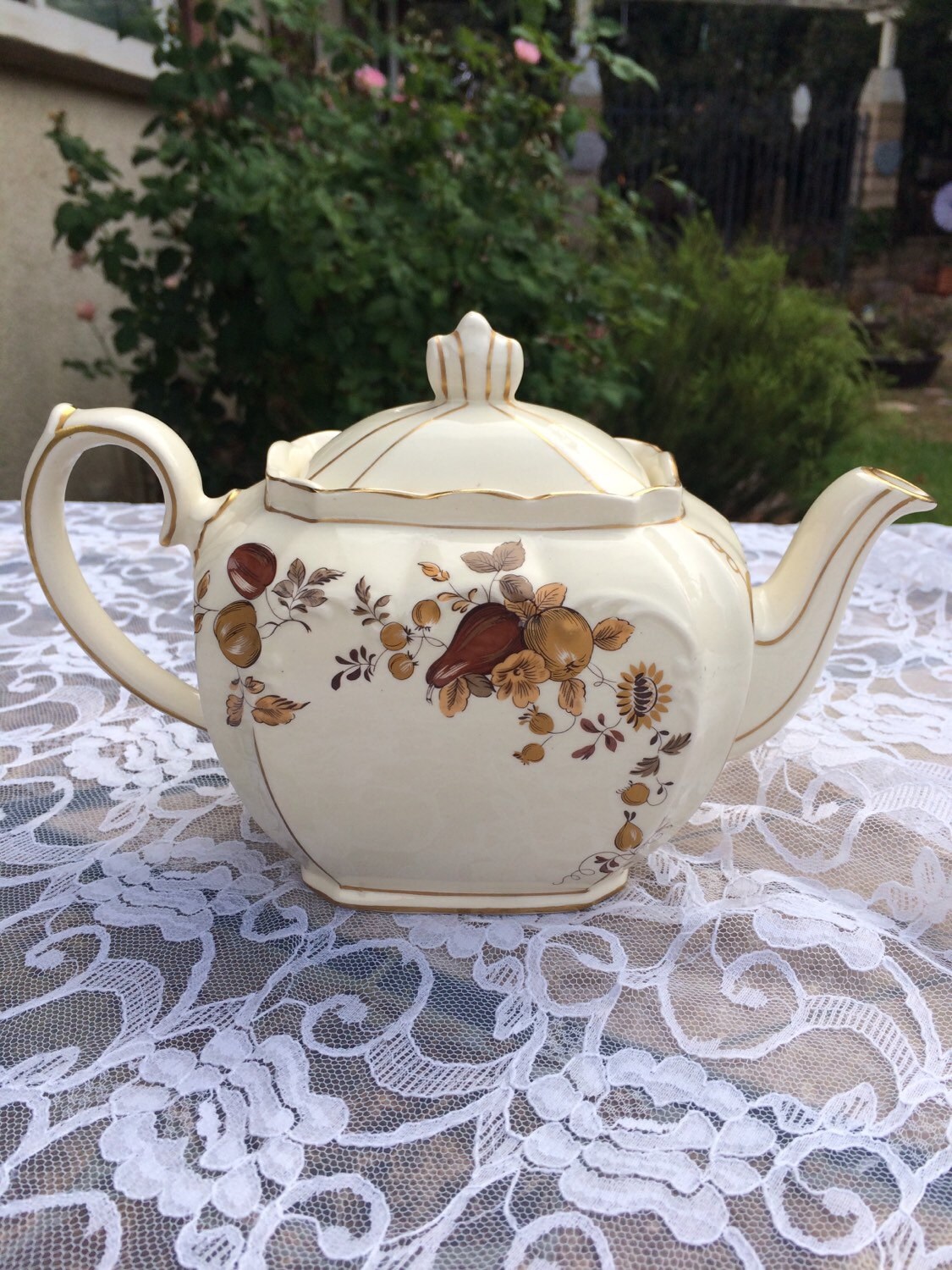 Sadler Fall Rectangular Teapot Unique - Etsy