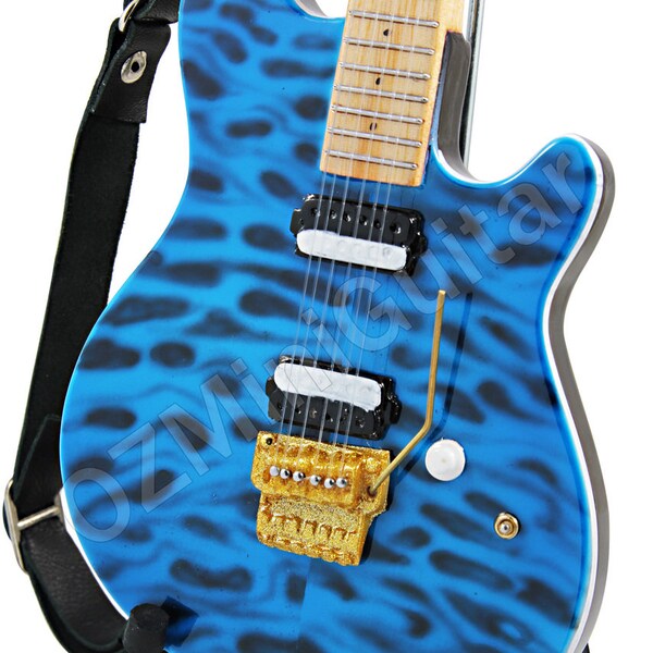 Miniature Blue Guitar - Etsy