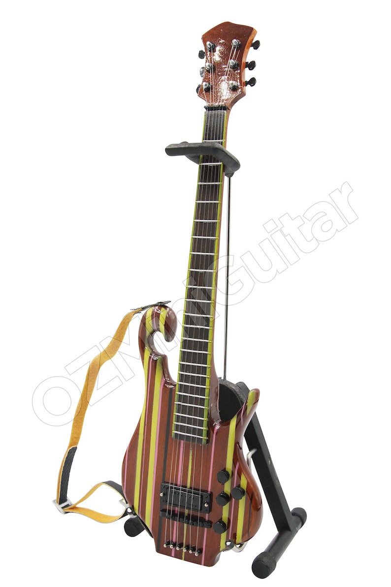 Miniature Guitar Les Claypool PRIMUS Rainbow Bass | Etsy