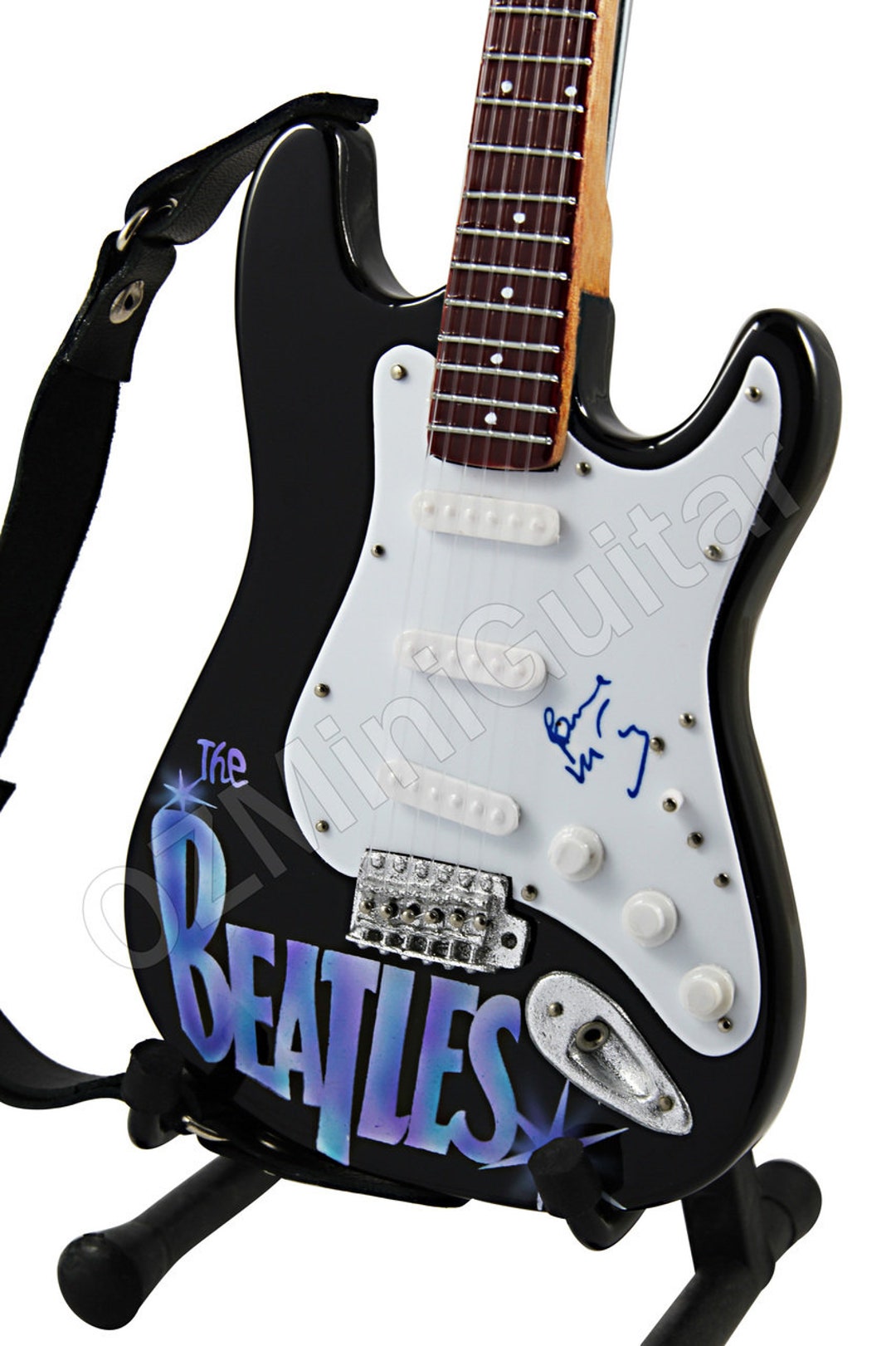 Miniature Guitar Art Series THE BEATLES - Etsy