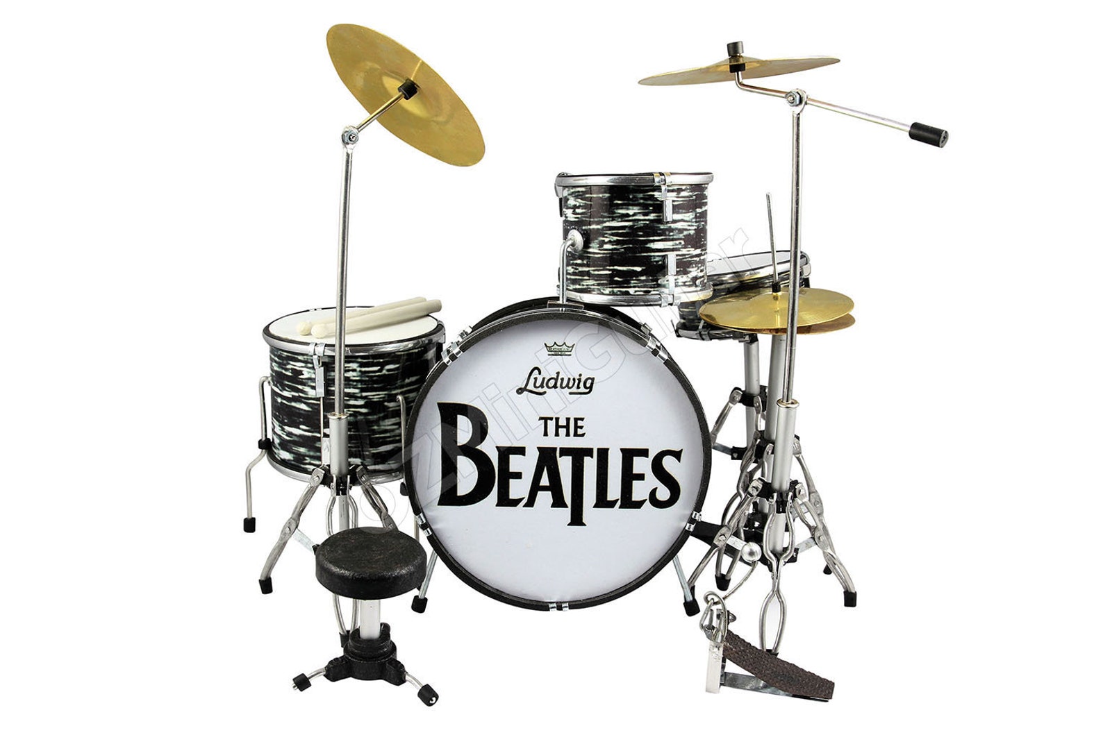 The Beatles Miniature Ludwig Ringo Drum Set - Etsy