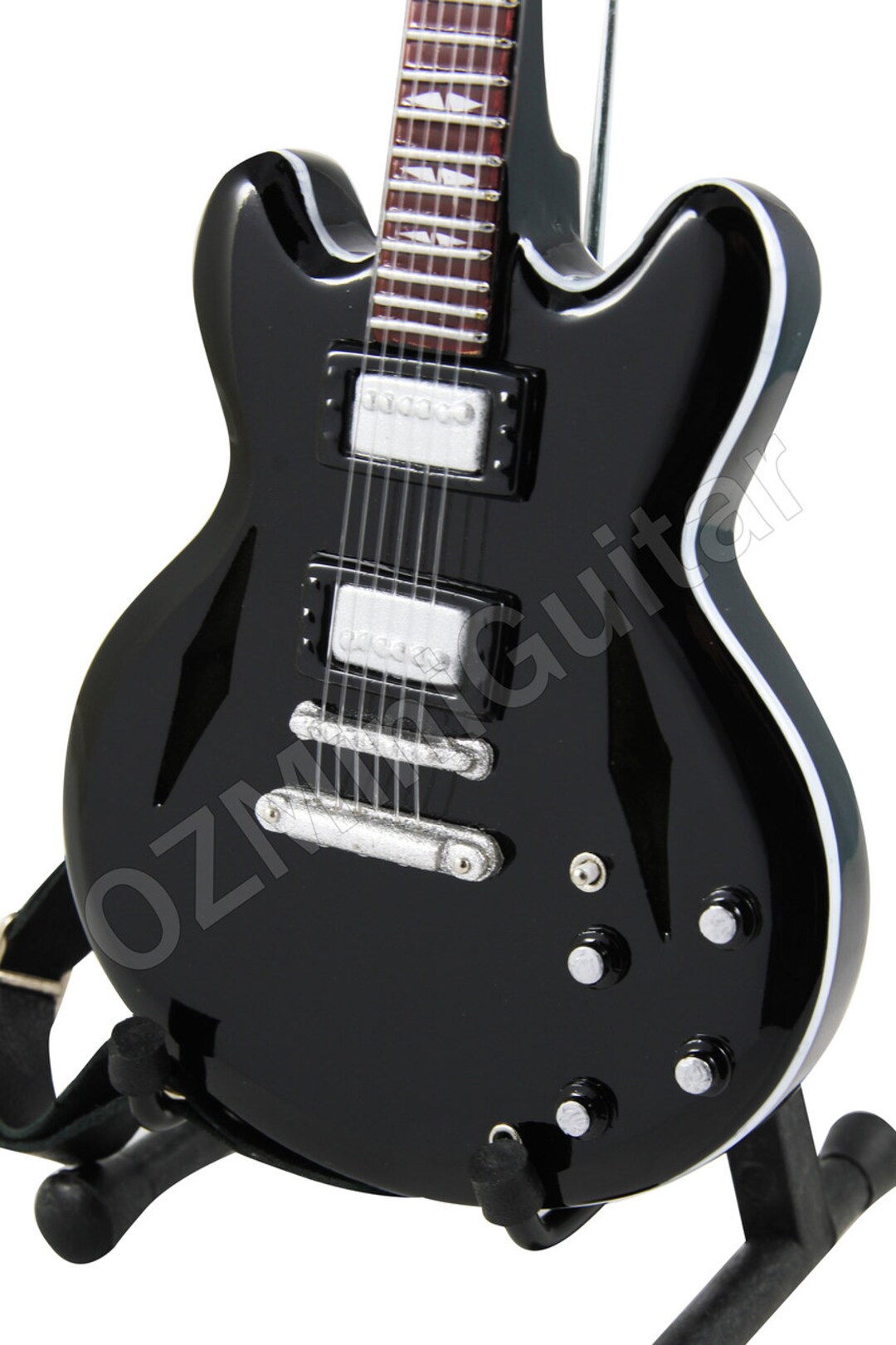 Miniature Guitar Dave Grohl Inspired by DG-335 Black - Etsy