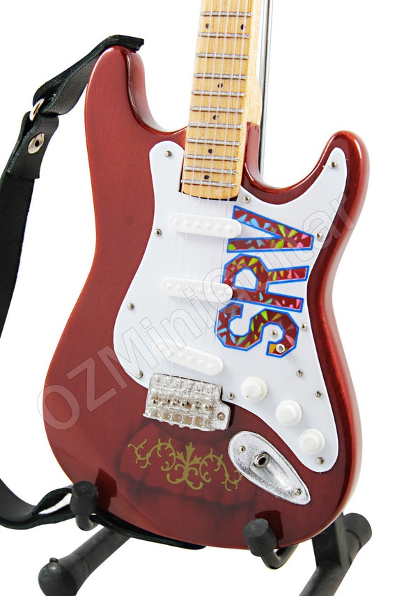Stevie Ray Vaughan Red Guitar