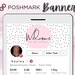 Poshmark Banner, Welcome to My Closet, Digital Download // Poshmark ...