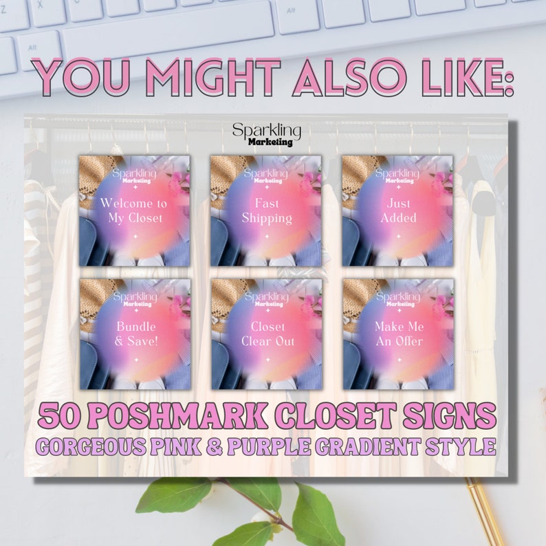 Poshmark Banner, Welcome to My Closet, Digital Download // Poshmark ...
