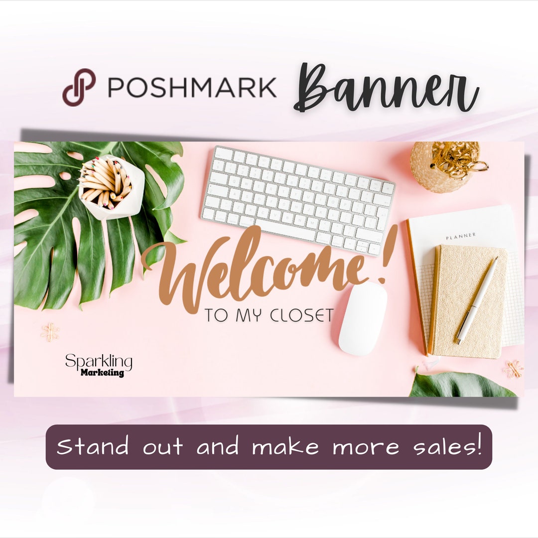 Poshmark Closet Banner, Instant Digital Download // Poshmark Seller ...