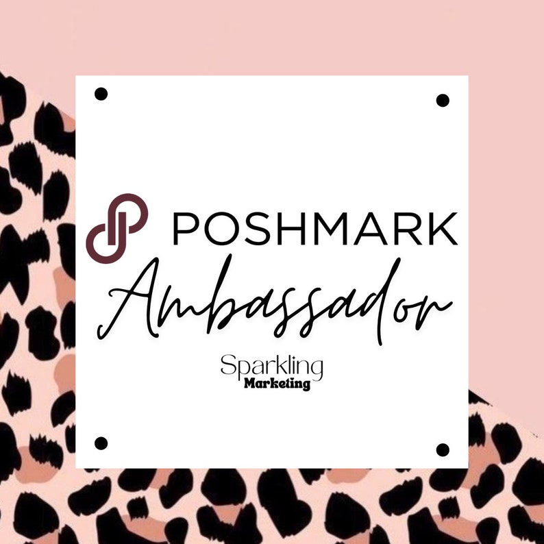 Poshmark Closet Signs, Pink Leopard Print // Poshmark Closet Divider ...