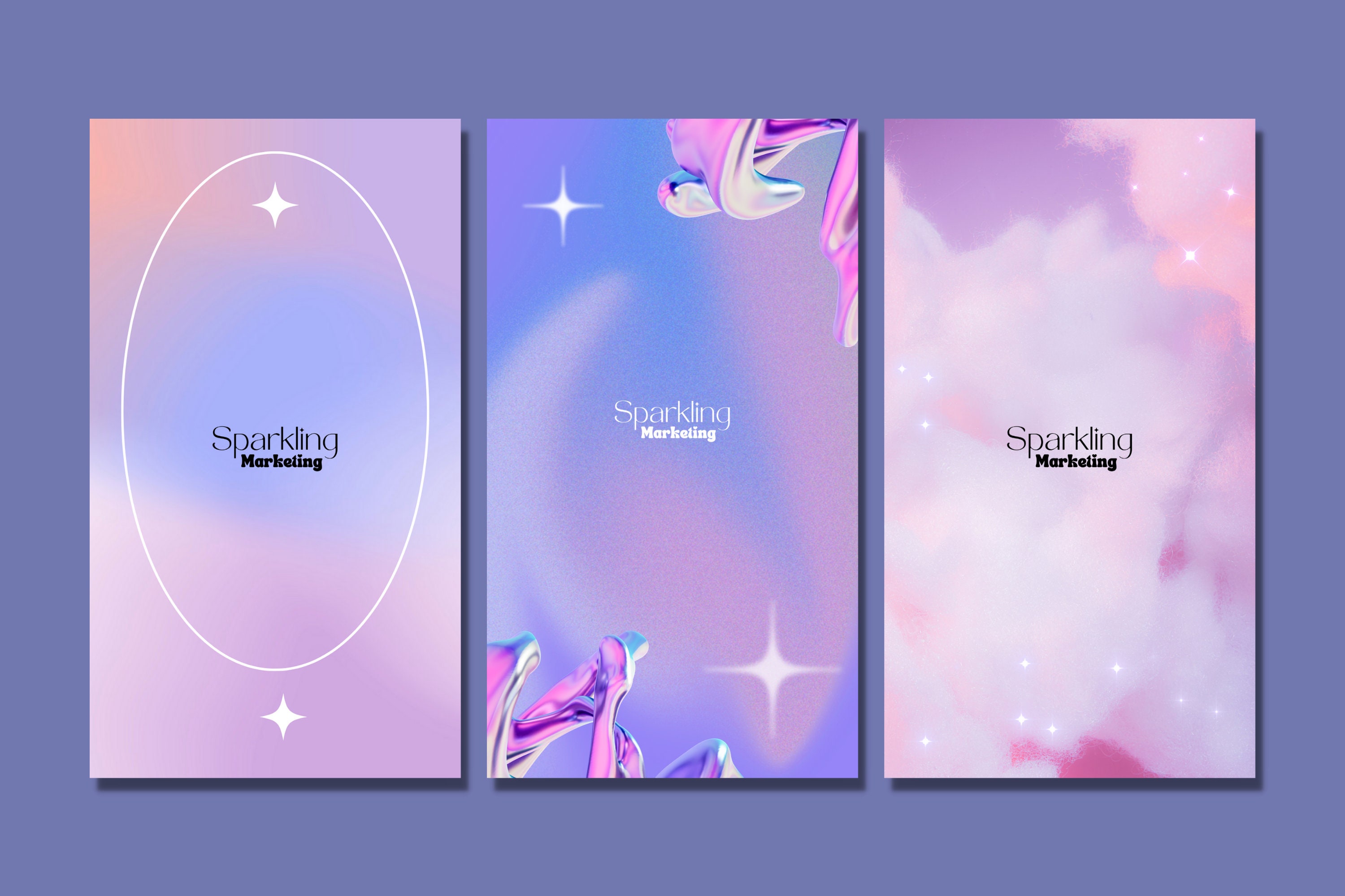 Instagram Story Backgrounds, Cosmic Gradient // Instagram Template, IG ...