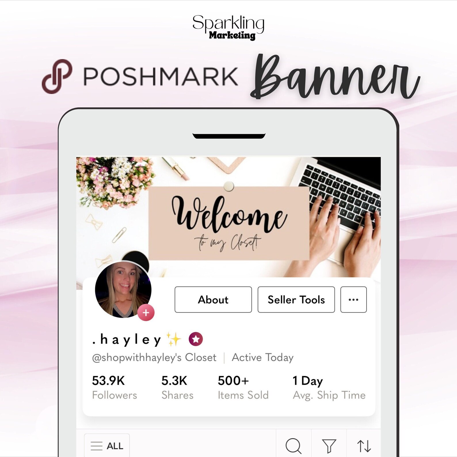 Poshmark Banner, Welcome to My Closet, Digital Download // Poshmark ...