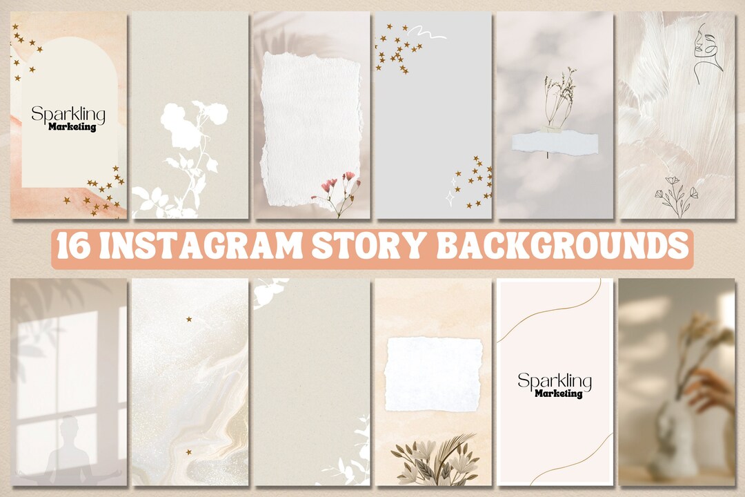 16 Instagram Story Templates, IG Story Template, Instagram Template, IG ...