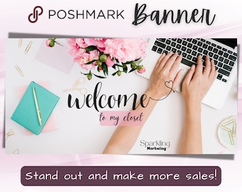 Poshmark Closet Banner, Welcome to My Closet, Poshmark Signs, Poshmark ...