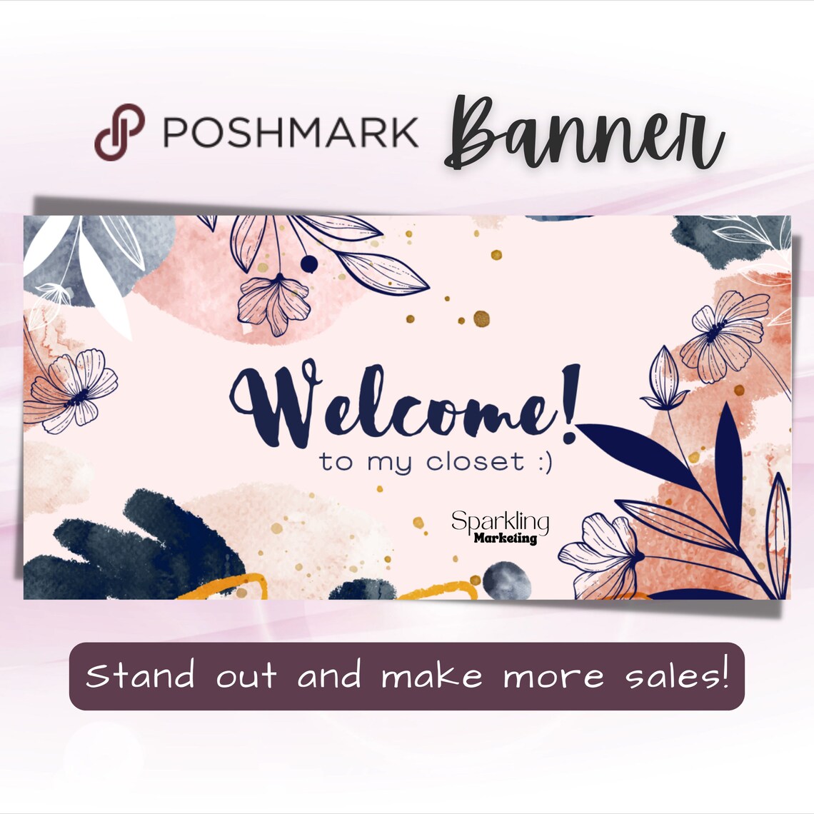 Poshmark Banner, Welcome to My Closet, Digital Download // Poshmark ...