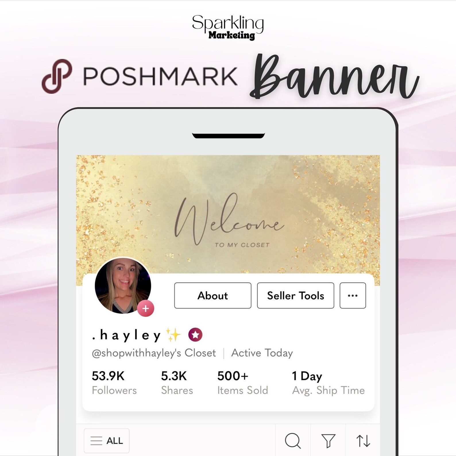 Poshmark Banner, Welcome to My Closet, Digital Download // Poshmark ...