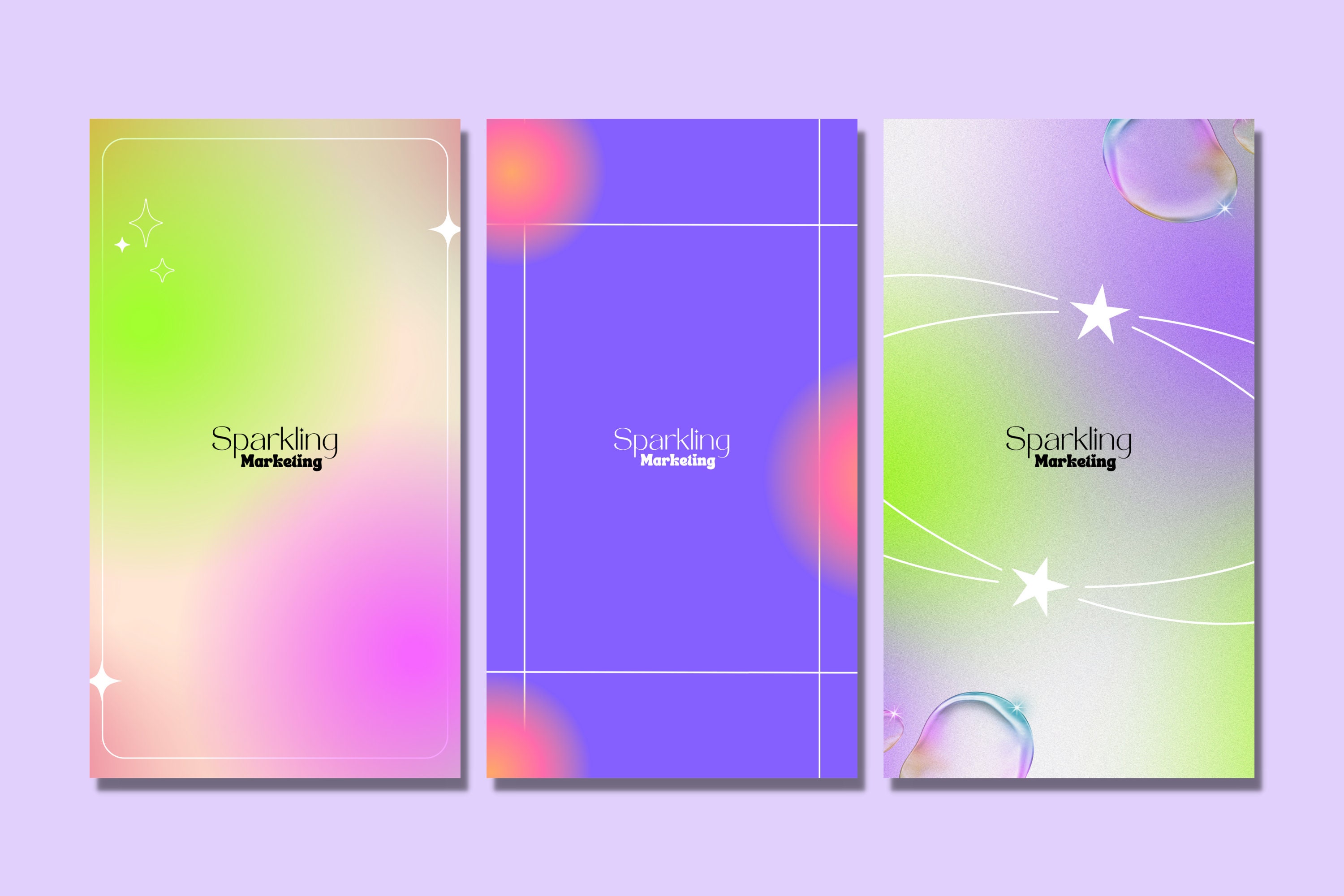 Instagram Story Backgrounds, Cosmic Gradient // Instagram Template, IG ...