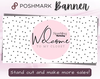 Poshmark Closet Banner, Welcome to My Closet, Poshmark Signs, Poshmark ...
