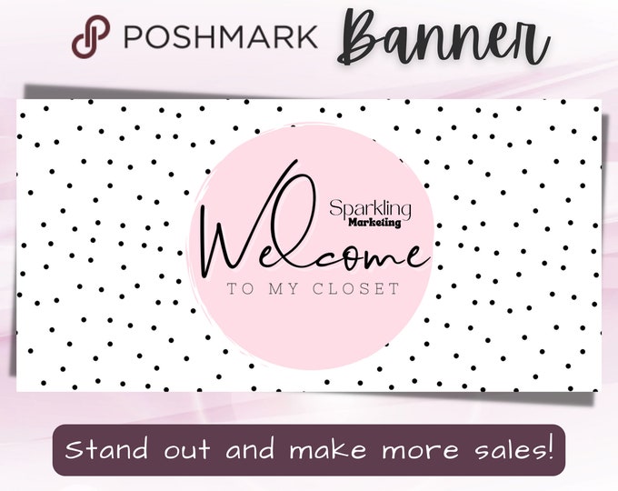 Poshmark Closet Banner, Welcome to My Closet, Poshmark Signs, Poshmark ...