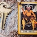 The Devil Tarot Card Keychain Mindfulness Devil Gift | Etsy