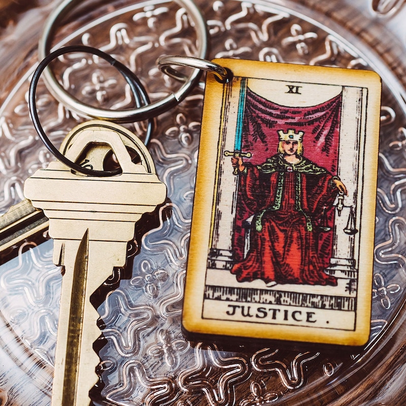 Justice Tarot Card - Etsy