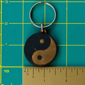 Yin Yang Keychain Mindfulness Gift Meditation Gift Yin Yang Gift Yin ...