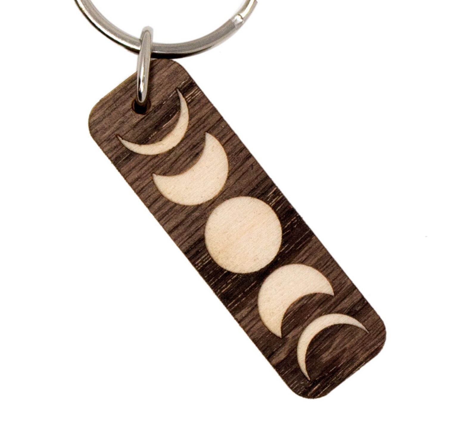 Moon Phases Keychain Mindfulness Gift Meditation Gift Moon - Etsy