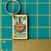 Wheel of Fortune Tarot Card Keychain Wheel of Fortune Gift Wheel of ...