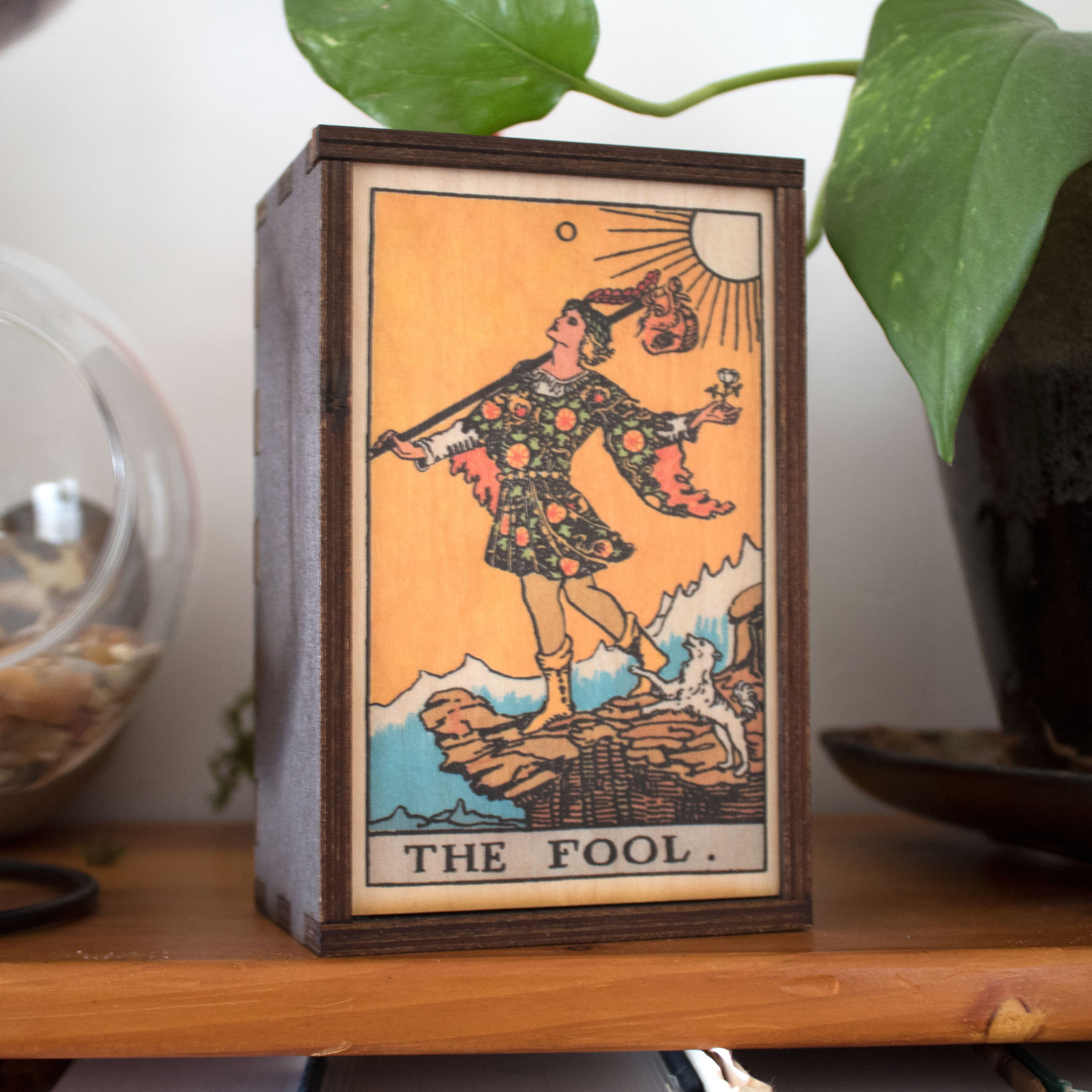 Tarot Cards Box The Fool Stash Box The Fool Tarot Treasure Box | Etsy