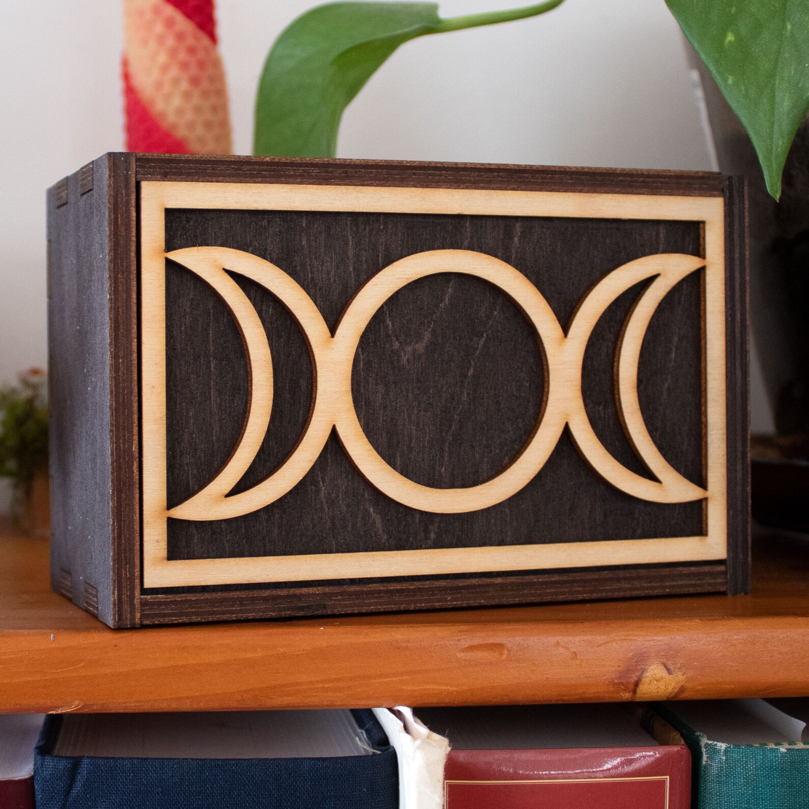 Triple Moon Crescent Moon Jewelry Box Triple Moon Celestial | Etsy