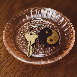 Yin Yang Keychain Mindfulness Gift Meditation Gift Yin Yang Gift Yin ...