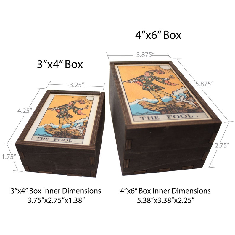 Tarot Cards Box the Fool Stash Box the Fool Tarot Treasure Box - Etsy