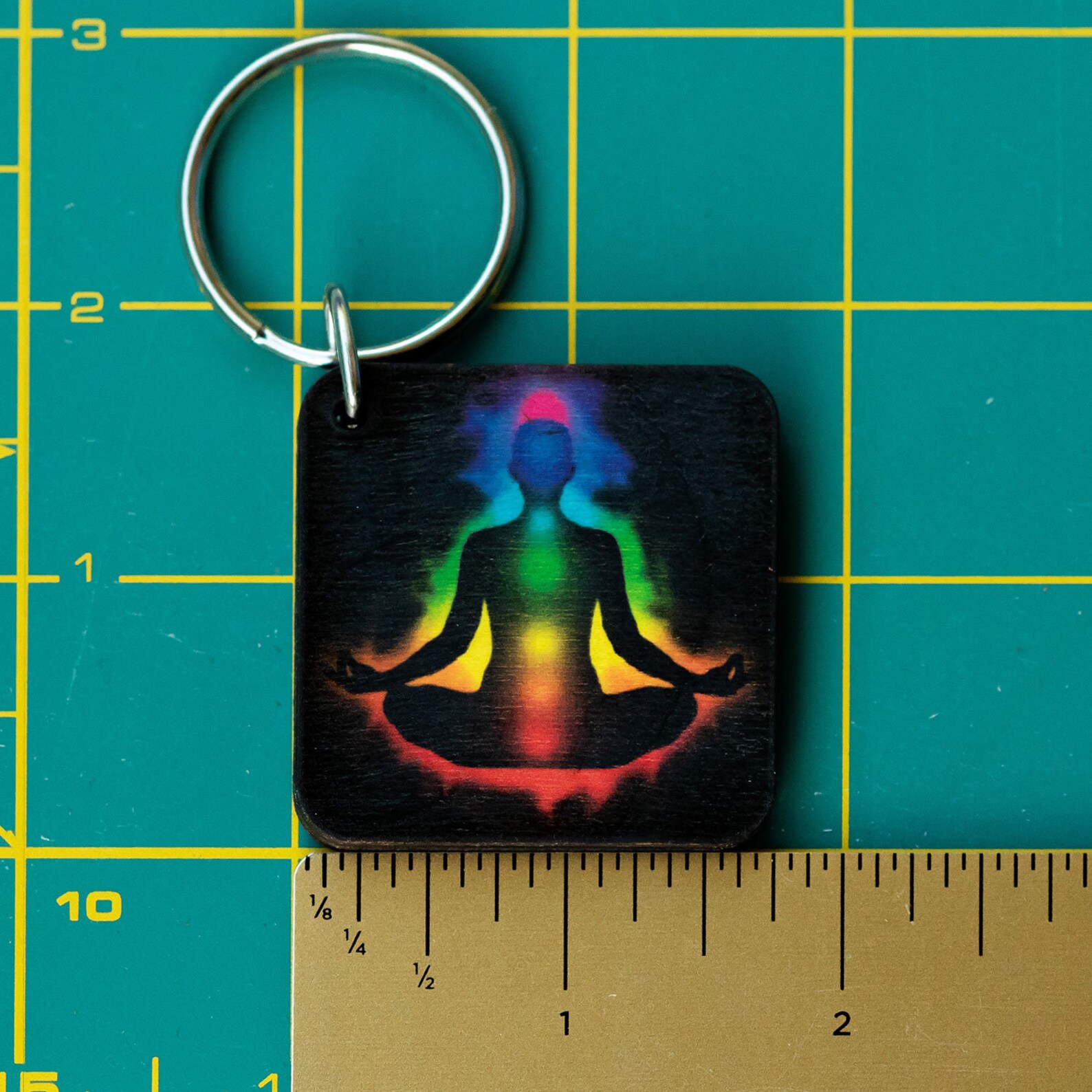 Chakras Keychain Enlightenment Chakra Sequence Gift Wood - Etsy