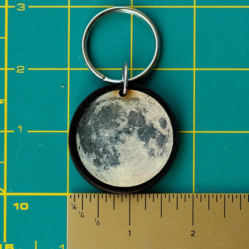Full Moon Keychain Mindfulness Gift Meditation Gift Full Moon Gift Full ...