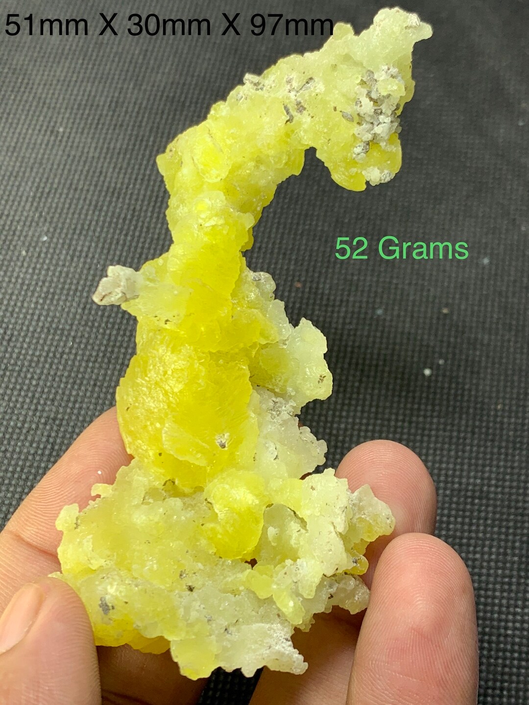 Rare Shape Yellow Brucite Specimen - Etsy
