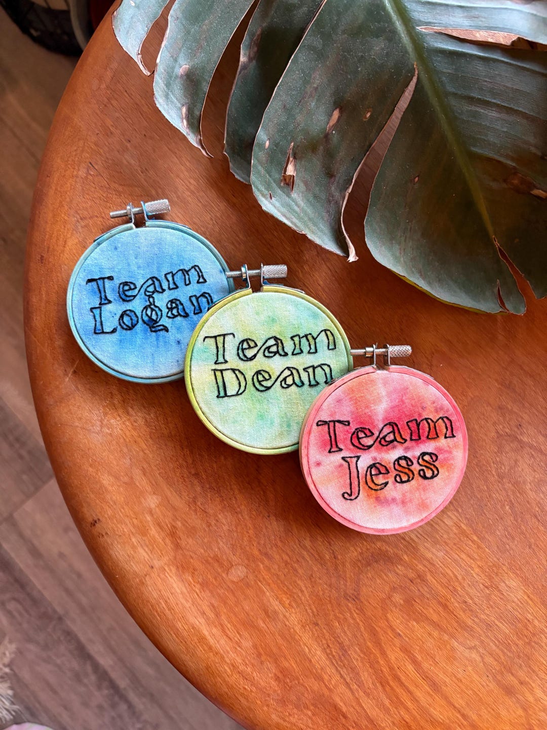 Team Jess, Logan, Dean. Rory Gilmore Girls Mixed Media Embroidery ...