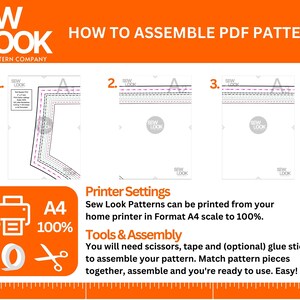 SEW LOOK Diane Iconic Wrap Dress With Collar Pattern PDF - Etsy