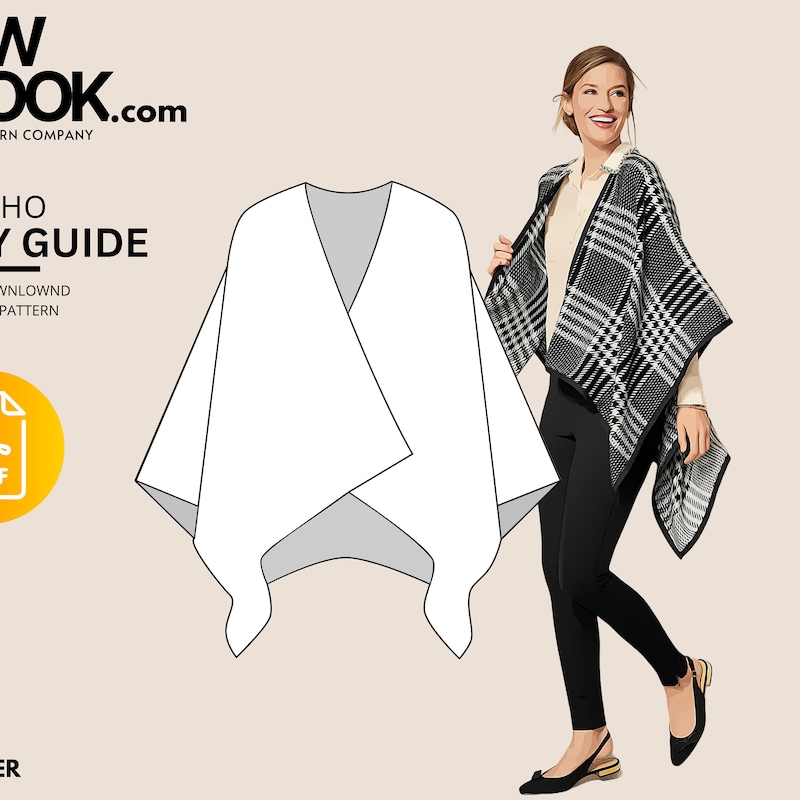Sustainable poncho - Etsy Nederland