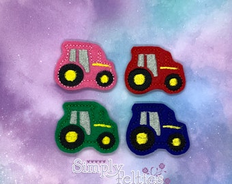 Tractor Feltie Farm Felties Red Tractor Felties Felt Applique ...