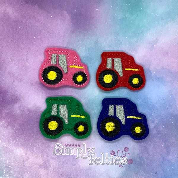 Tractor Applique - Etsy