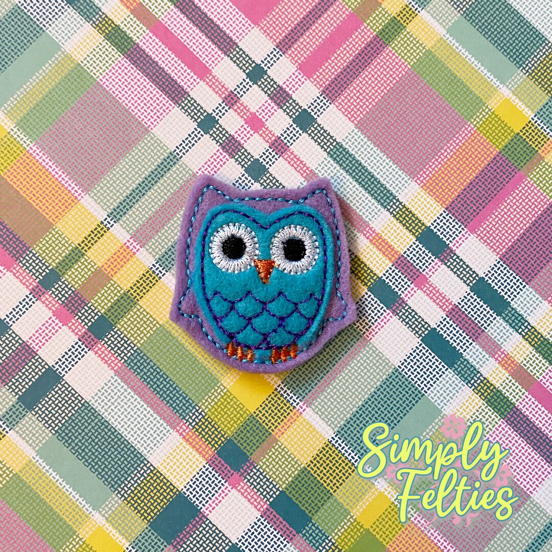 Owl Felties | Animal Felties | Bird Felties - Etsy