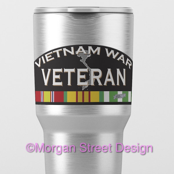 Vietnam Veteran Decal - Etsy