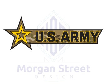 U.S. Army Latest Version Logo 2023 Decal Sticker Car Laptop - Etsy
