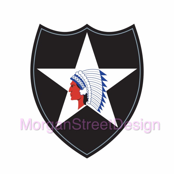 2nd Infantry Division Decal - Etsy