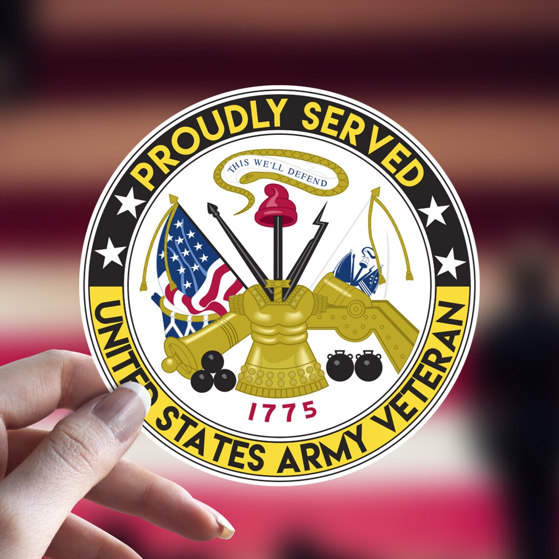US Army Veteran Die Cut Vinyl Decal Sticker - Etsy