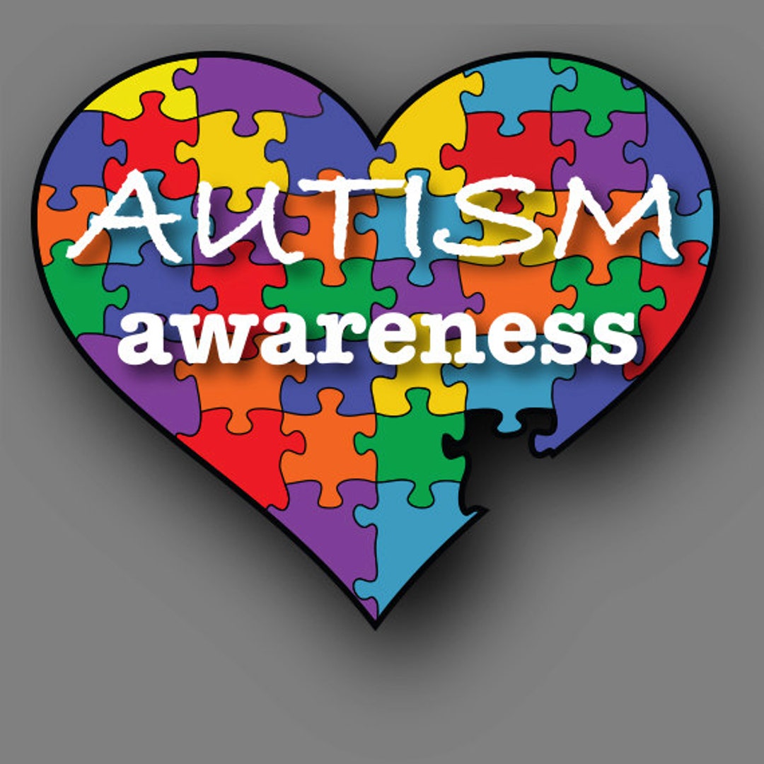 Autism Awareness Heart Car Truck Decal Sticker - Etsy