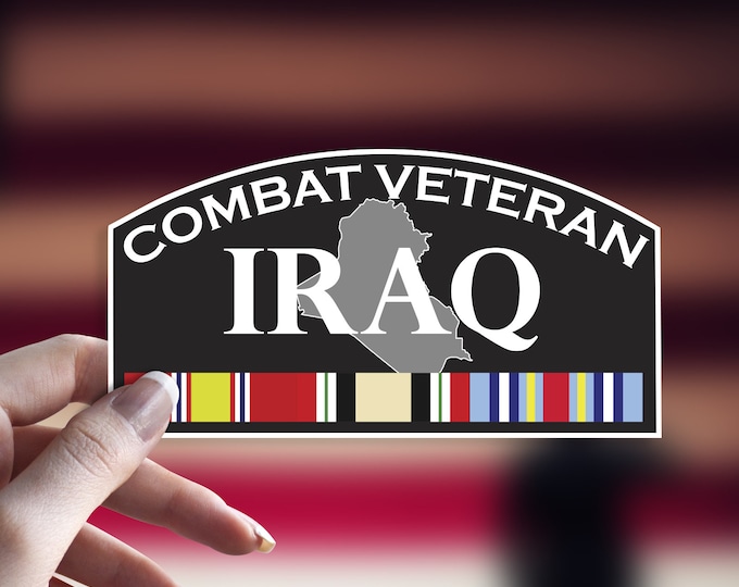 US ARMY SERGEANT Iraq Veteran Decal United States Military Usa Soldier ...