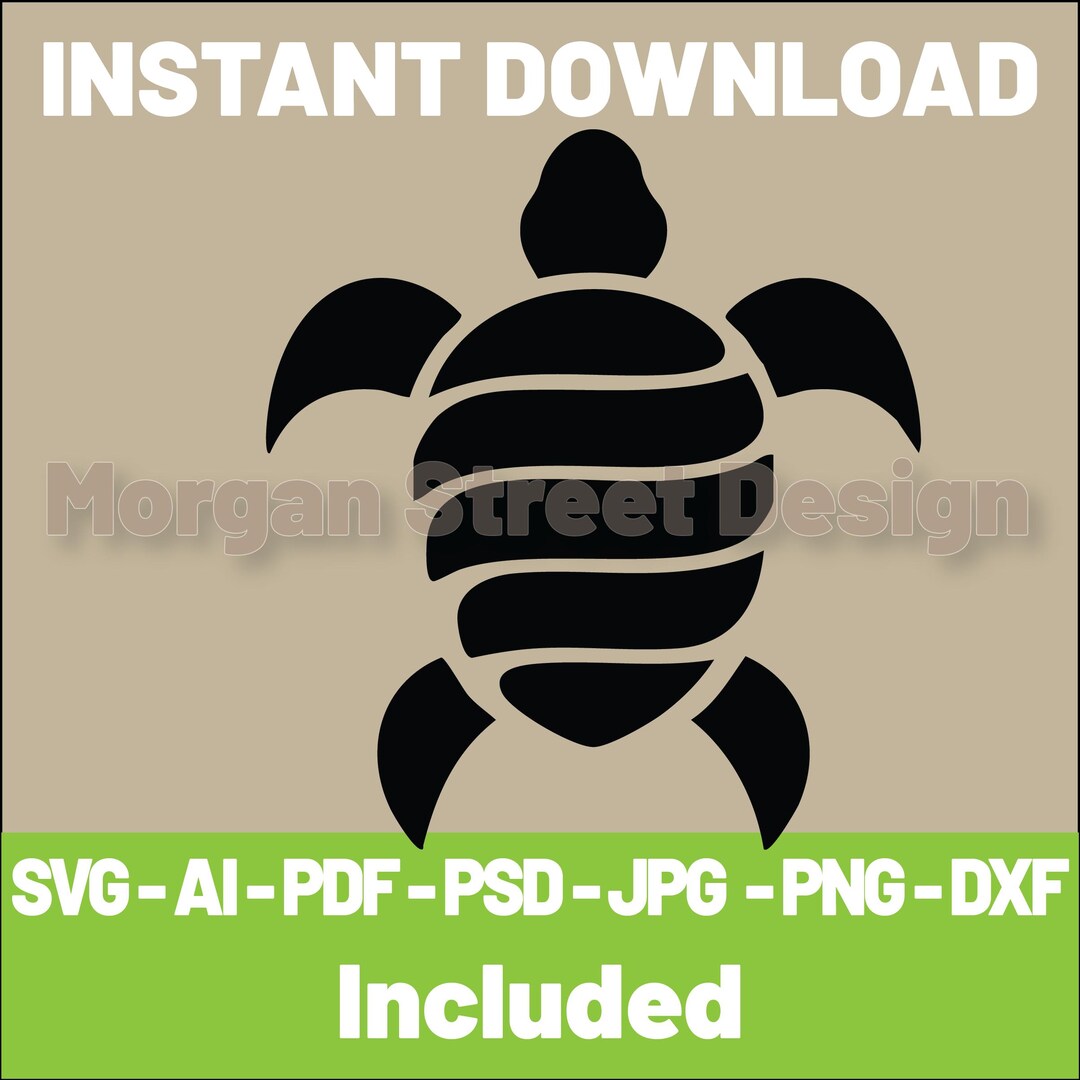 Sea Turtle SVG | PNG | JPG | Cricut & Silhouette Cutting File | Instant ...