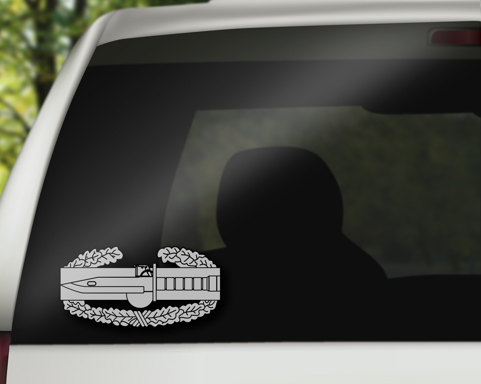 Combat Action Badge Die Cut Vinyl Decal Sticker - Etsy