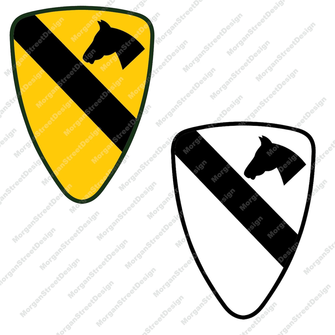 1st Cavalry Division Digital Download Vector Files Color and Black and ...